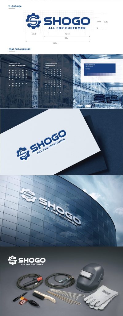 Thiết kế logo công ty cổ phần Shogo Việt Nam - Adina Việt Nam