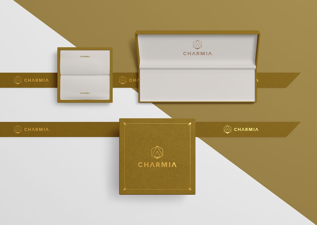 Thiết kế logo trang sức Charmia - Adina Việt Nam