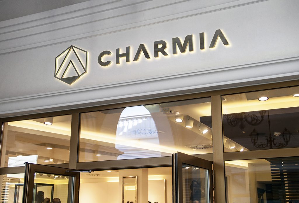 Thiết kế logo trang sức Charmia - Adina Việt Nam
