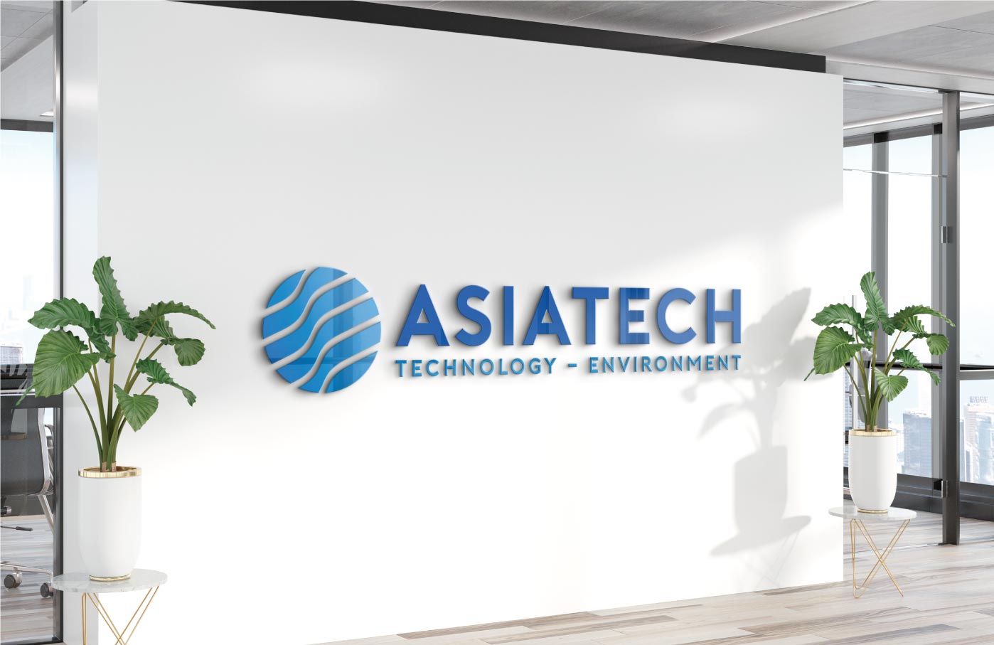 Thiết kế logo Asiatech - Adina Việt Nam