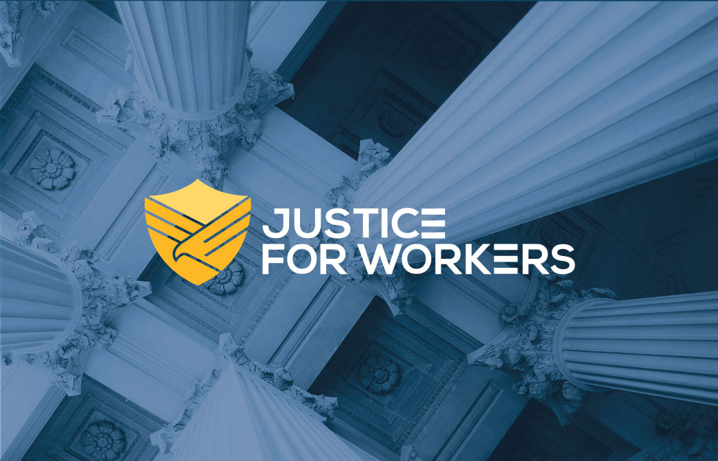 Thiết kế logo Luật Justice for worker - Adina Việt Nam